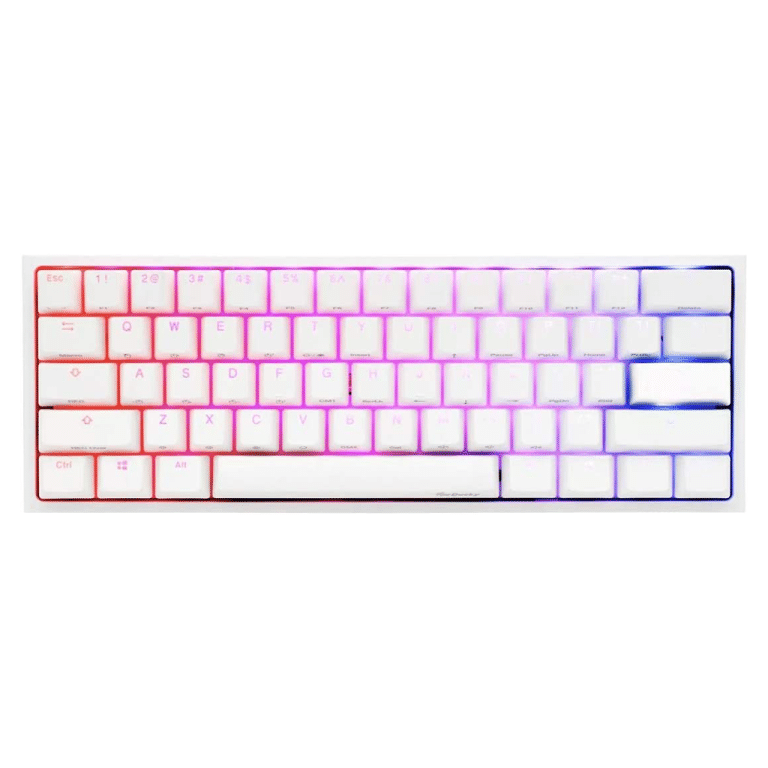 Ducky One 2 Mini Pure White RGB Arabic Layout -Cherry MX Red - AX STORE