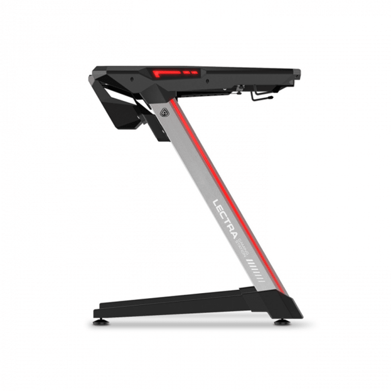 Alpha Gamer Lectra RGB Gaming Desk With RGB Lighting - AX STORE