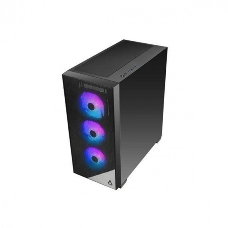 Azza Prime ATX Mid-Tower Metal Mesh Side Panel Gaming Case With 3 ARGB ...