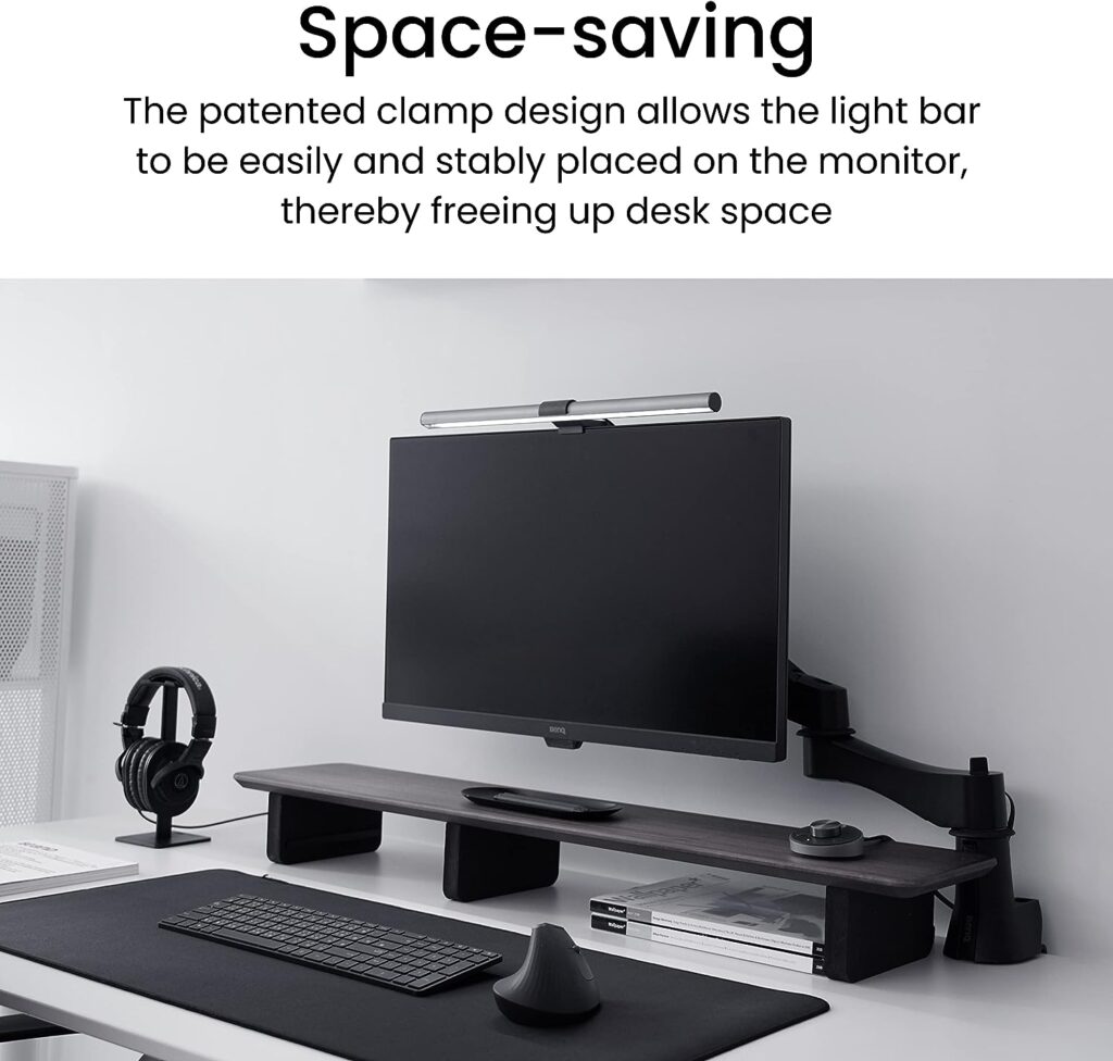 BenQ Screen Bar Plus Monitor Light - Silver - AX STORE