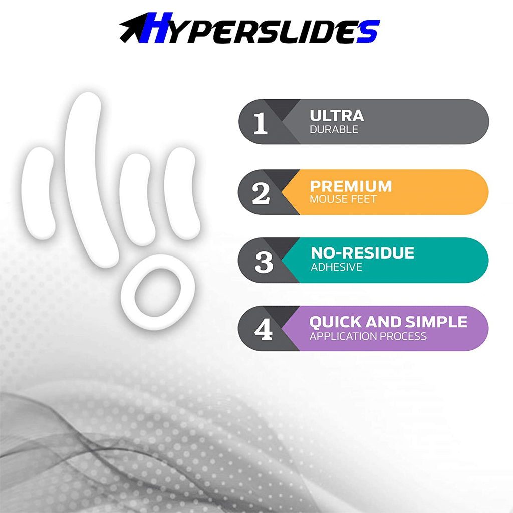 2 Sets of Hyperslides Rounded Curved Edges Mouse Feet, Mouse Skates for ...