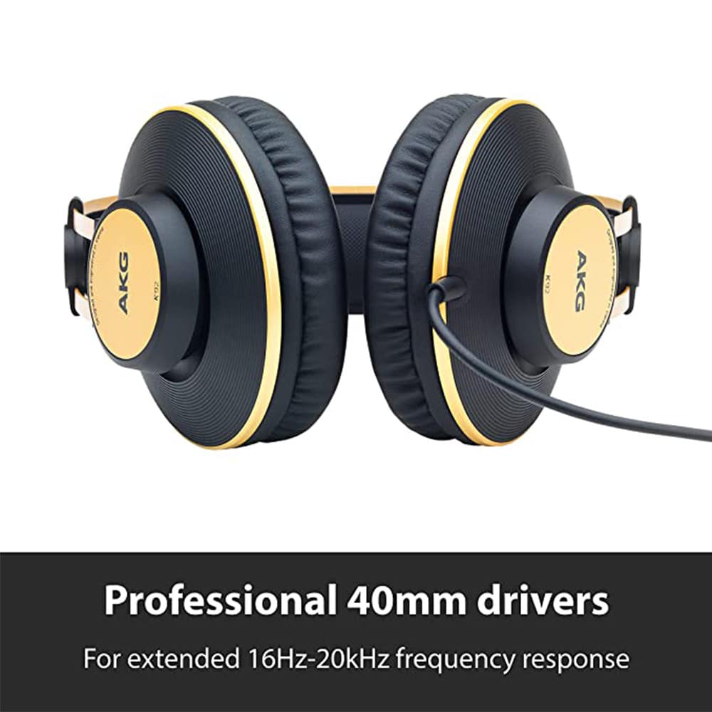 AKG K92 High Performance Lightweight Closed-Back Monitoring Headphones ...
