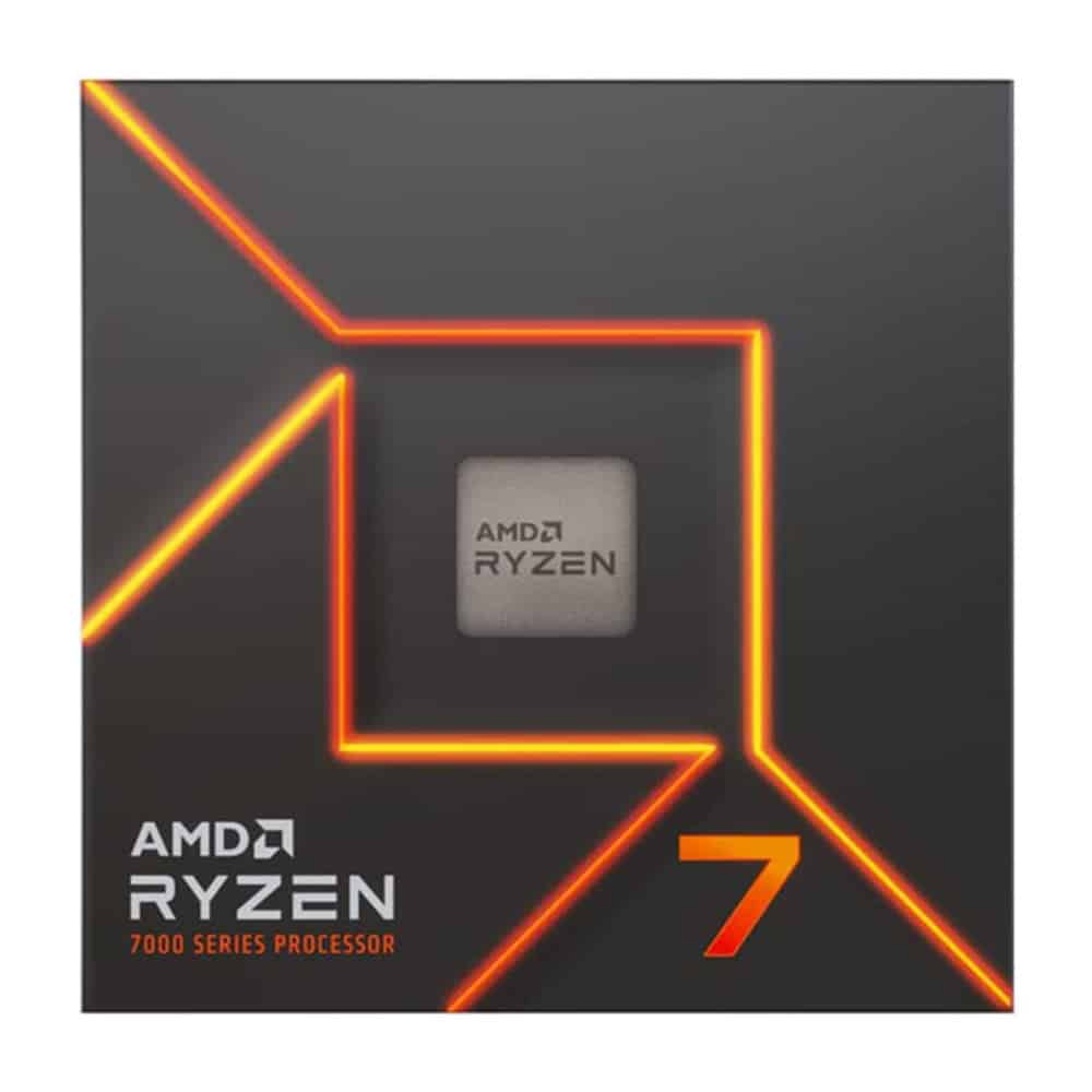 AMD Ryzen 7 7700 8 Cores AM5 Gaming Processor With Wraith Prism Cooler ...