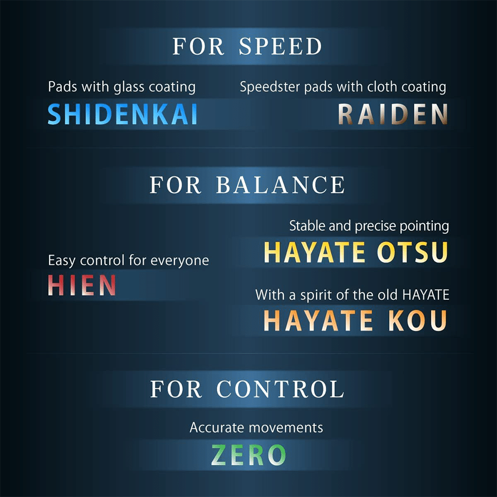 Artisan Ninja FX Zero XSoft XL eSports Gaming Mouse Pad - AX STORE