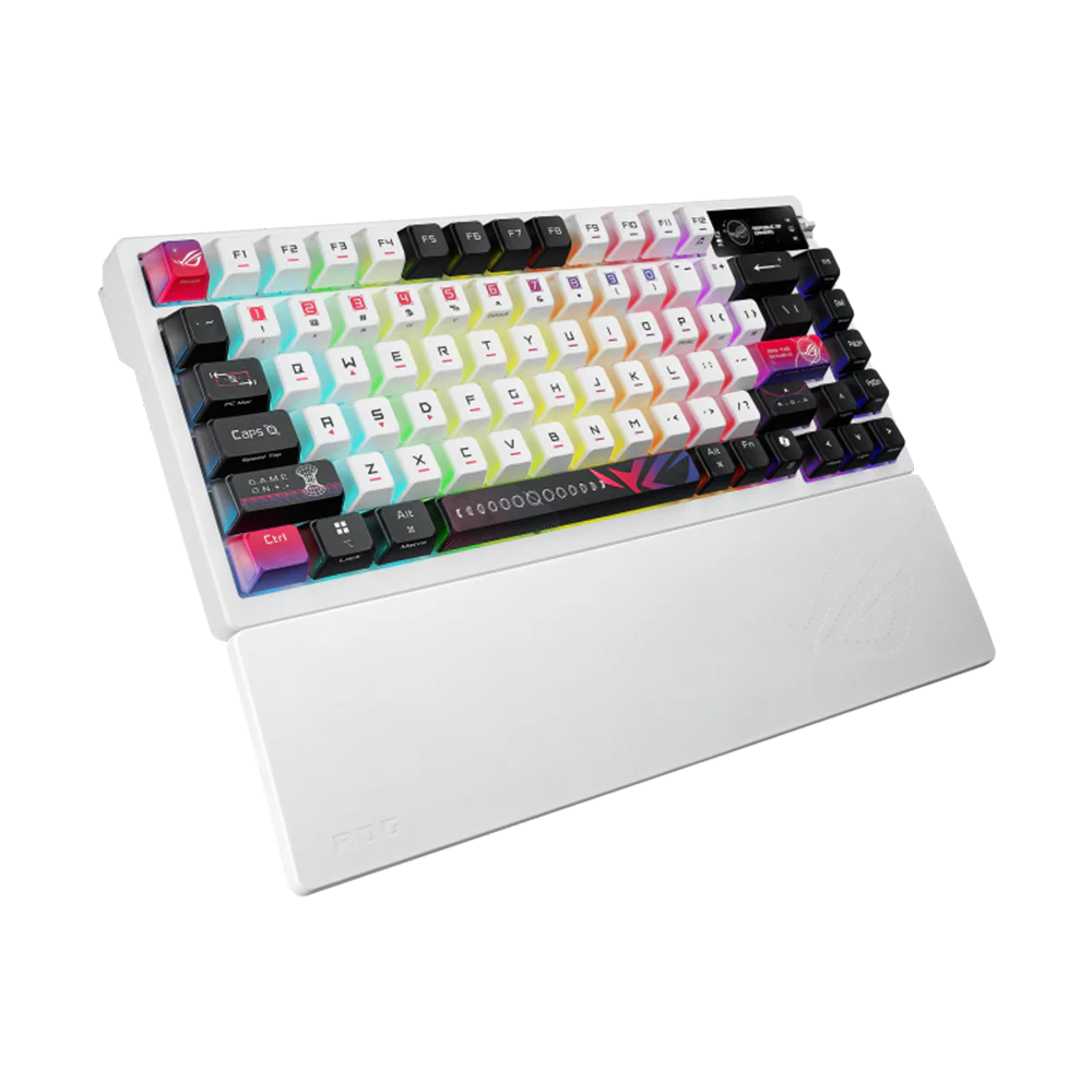 ASUS ROG AZOTH X GAMING KEYBOARD - WHITE - Arabic Layout - AX STORE