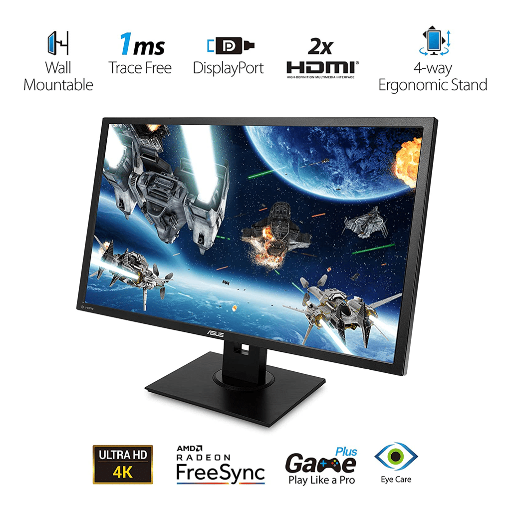 Asus VP28UQGL 28" Monitor 4K, 1ms - AX STORE