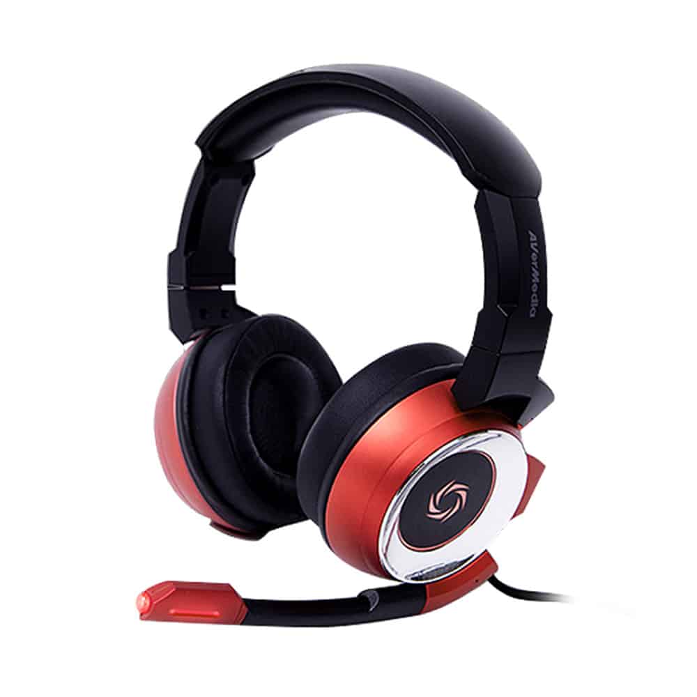 AVerMedia SonicWave GH337 Headset - Red - AX STORE