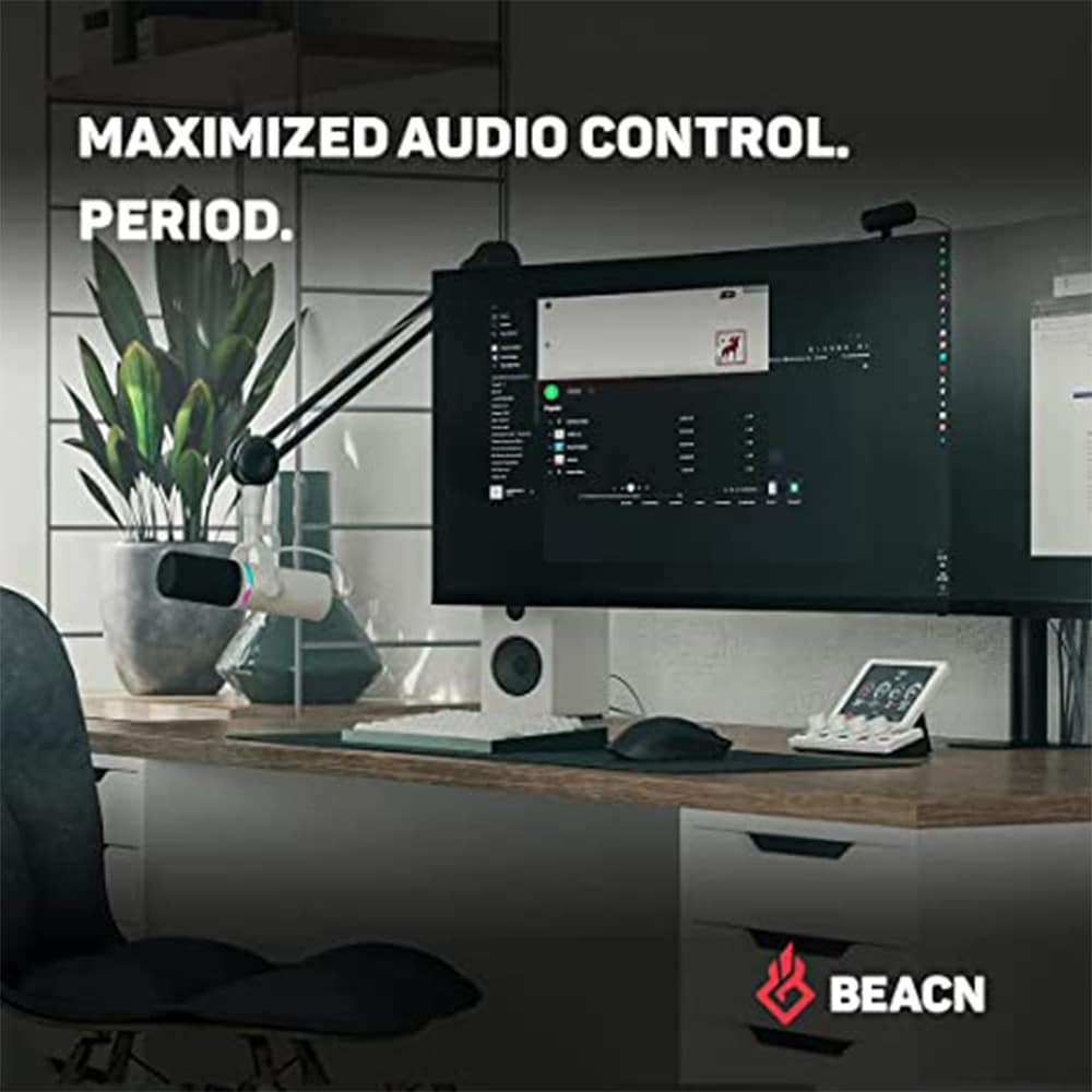 BEACN Mix Create Audio Interface | USB C Audio Mixer for Content Creators (Light) - AX STORE