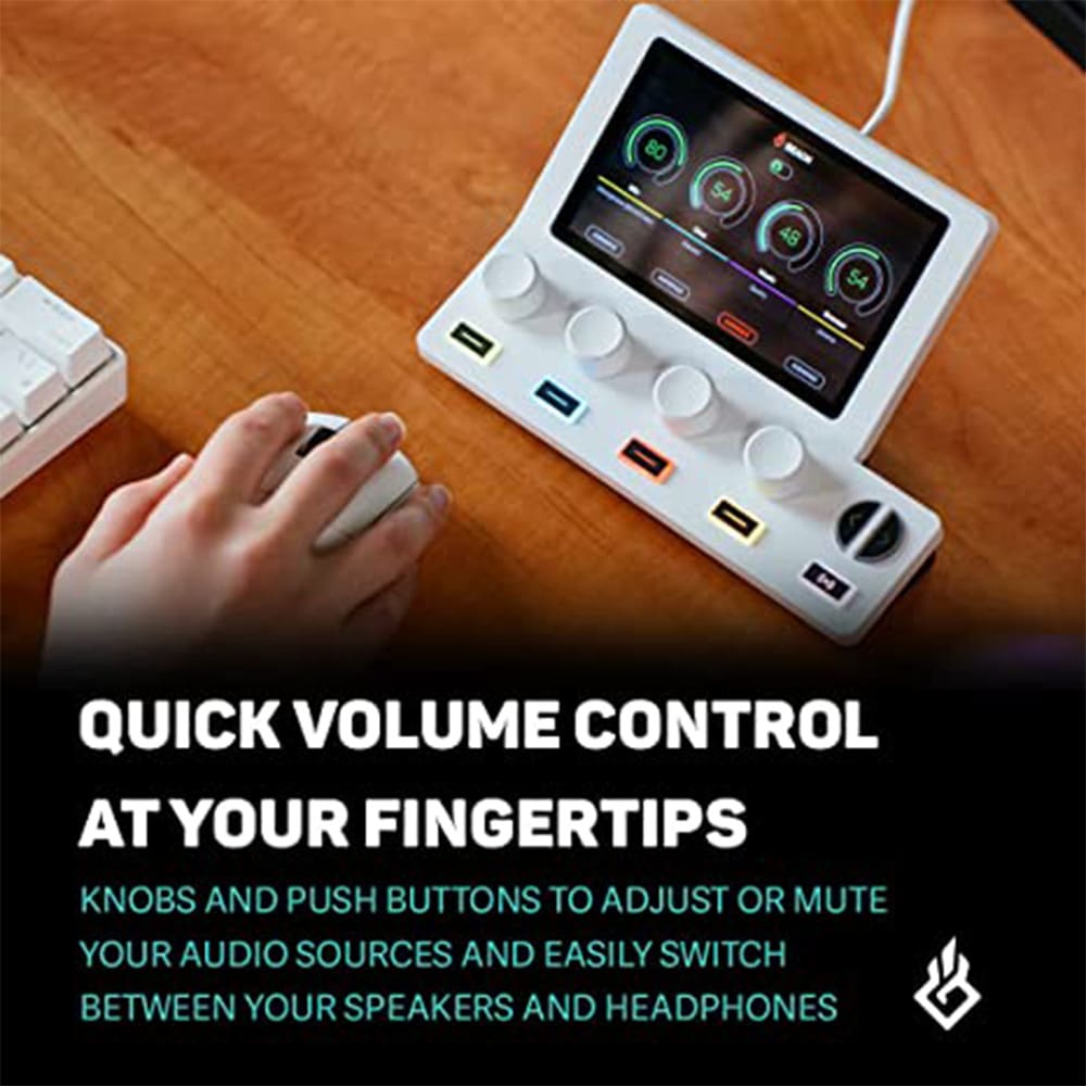 BEACN Mix Create Audio Interface | USB C Audio Mixer for Content Creators (Light) - AX STORE