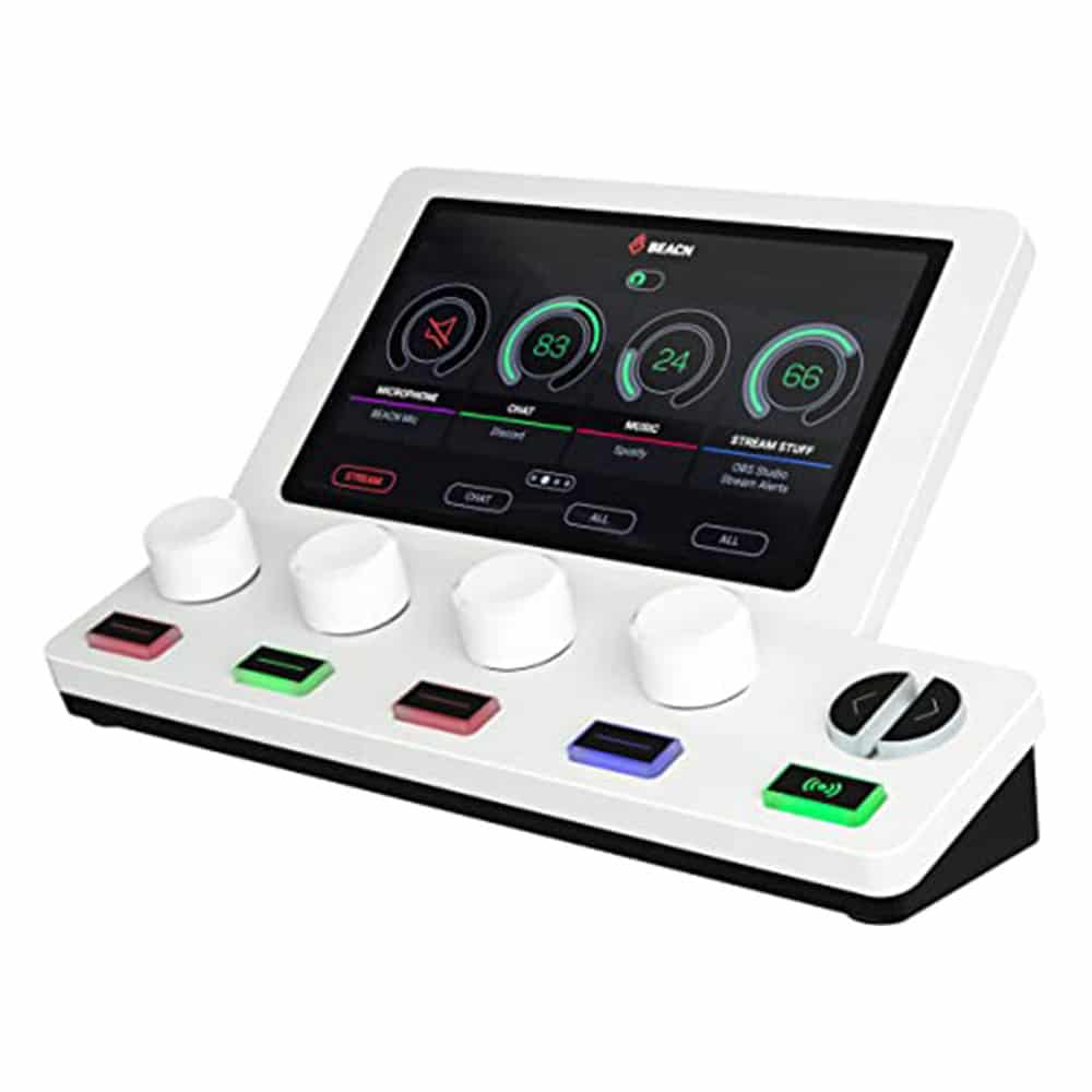 BEACN Mix Create Audio Interface | USB C Audio Mixer for Content ...