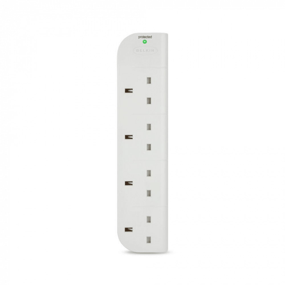 Belkin SurgeStrip™ Surge Protector Extension 4-Socket 1M White - AX STORE