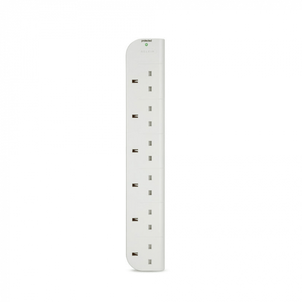 Belkin SurgeStrip™ Surge Protector Extension 6-Socket 1M White - AX STORE