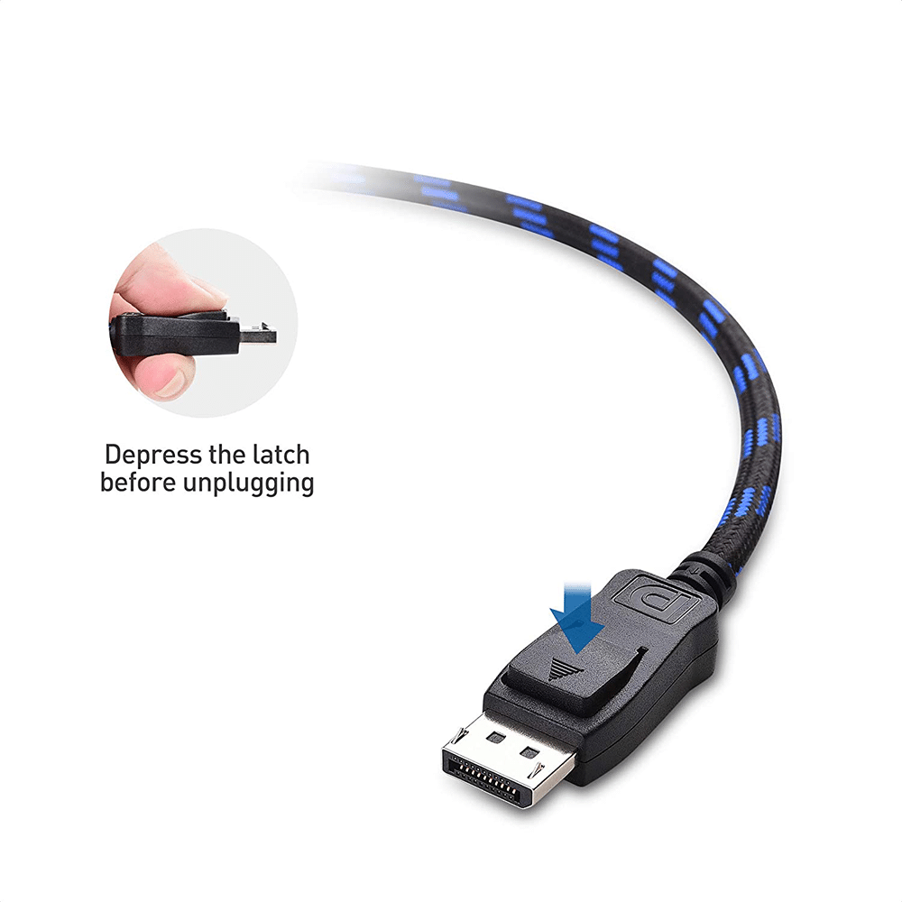 Cable Matters Braided 8K DisplayPort 1.4 Cable with 8K 60Hz, 4K 240Hz ...