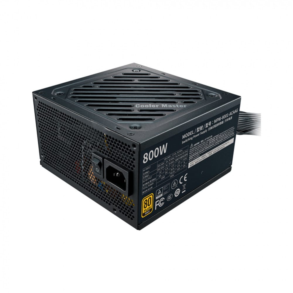 Cooler Master G800 80PLUS GOLD Certified ATX 800W Power Supply - AX STORE