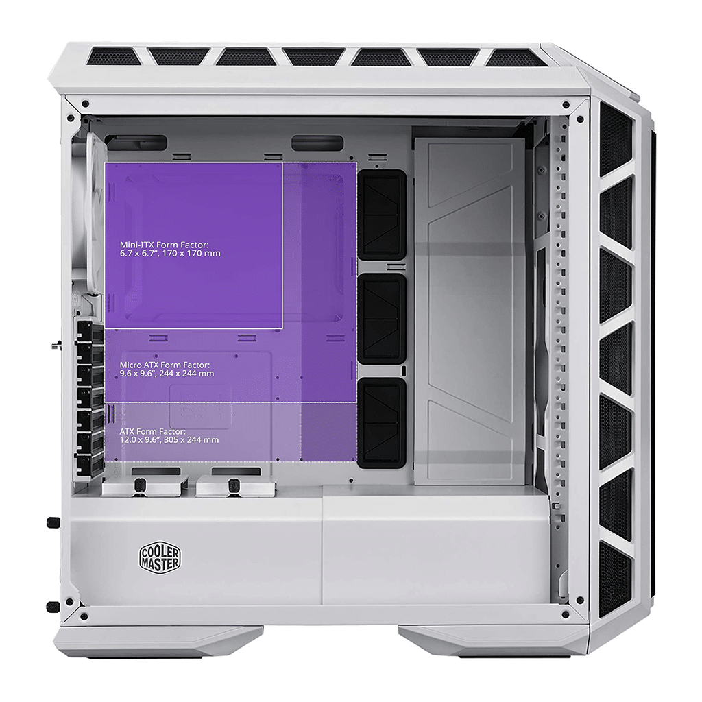 Cooler Master Master Case H500P White Atx Mid Tower - AX STORE