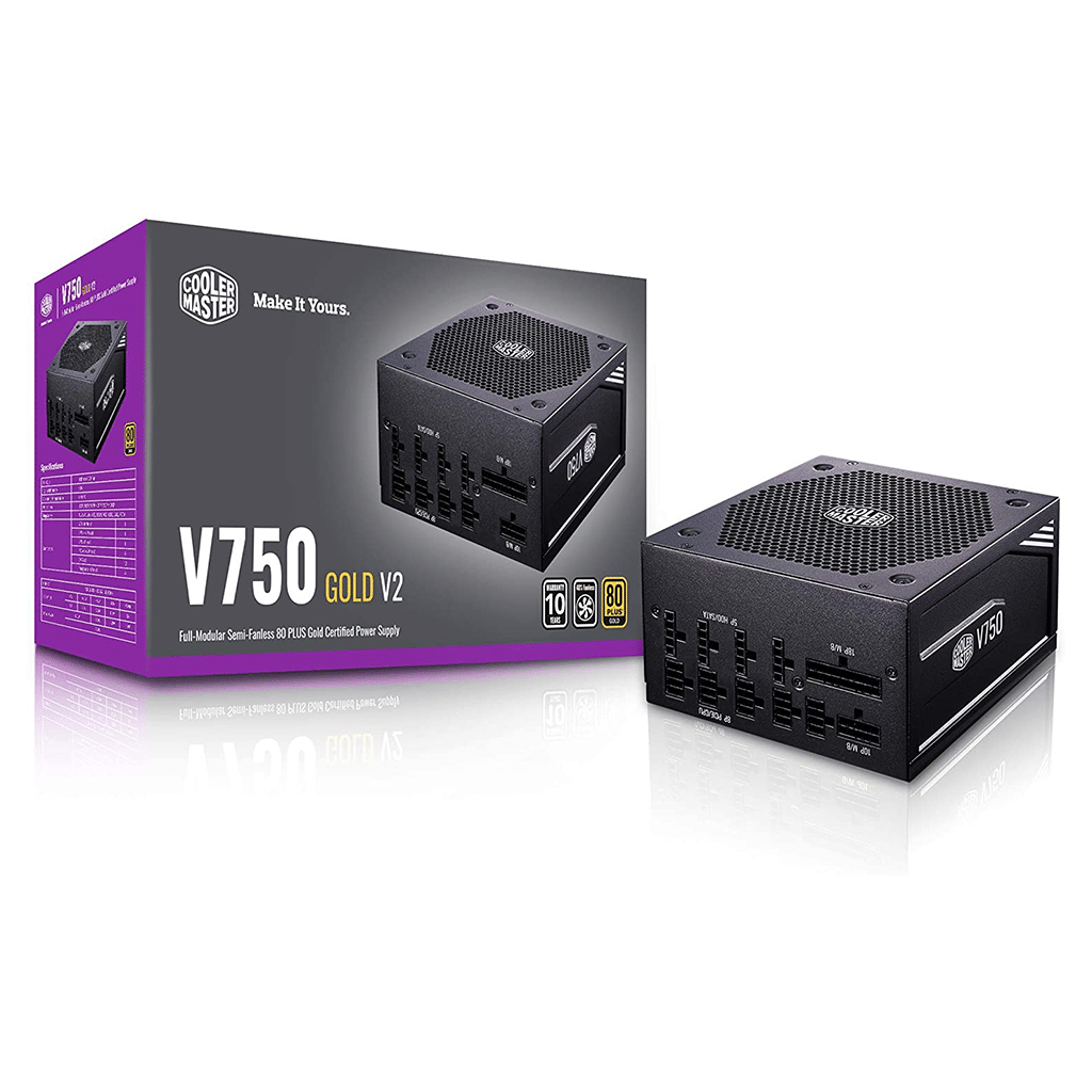 Cooler Master V750 Gold 750w 80 Plus Gold Power Supply - AX STORE