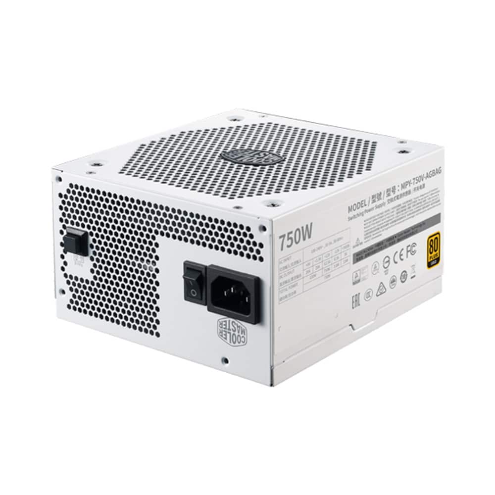 Cooler Master V750 Gold-V2 White Edition Full Modular Power Supply Unit ...