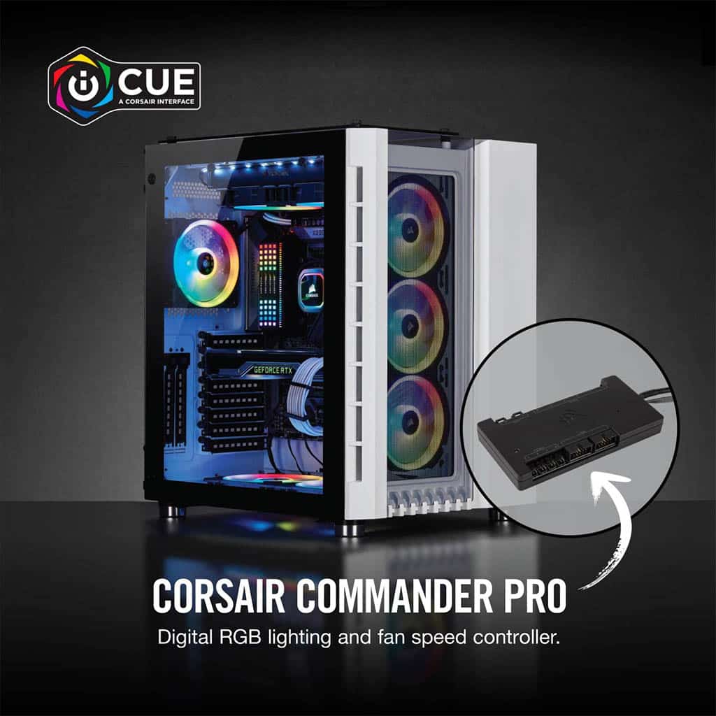 Corsair Commander PRO Digital Fan and RGB Lighting Controller - Black ...
