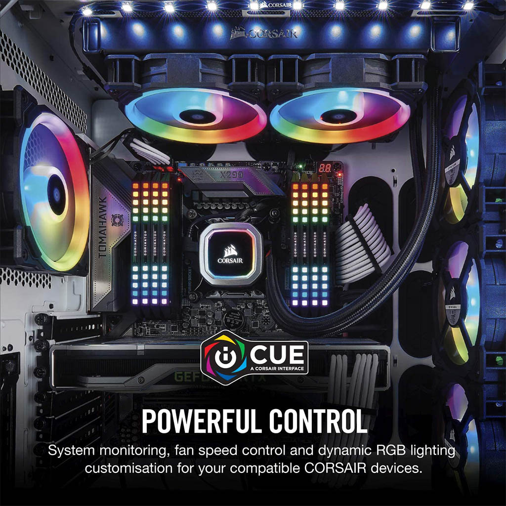 Corsair Commander PRO Digital Fan and RGB Lighting Controller - Black ...