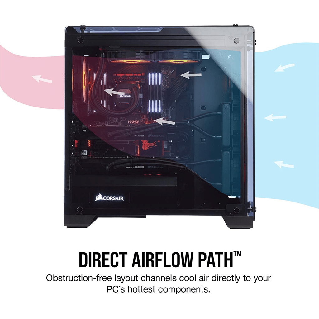 Corsair Crystal Series 570X RGB ATX Mid-Tower Case - AX STORE