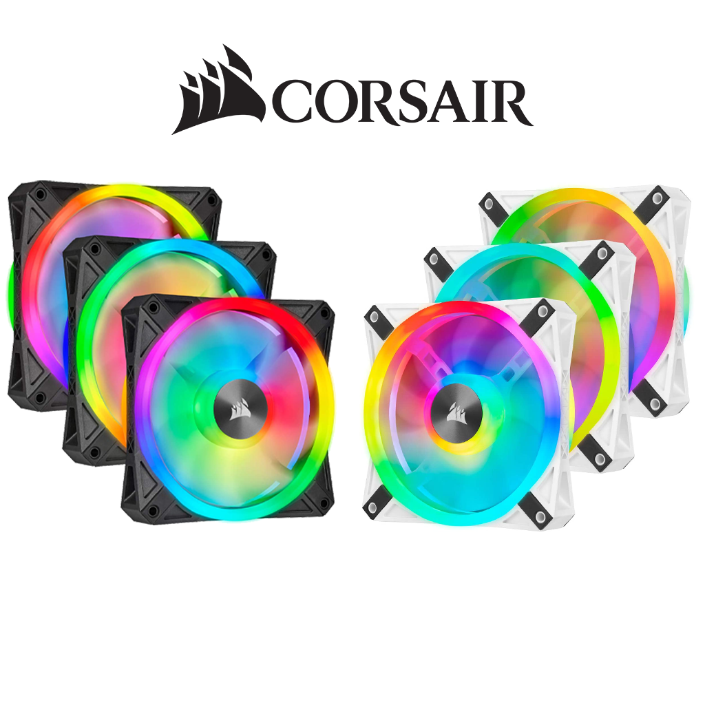 Corsair iCUE QL120 RGB, 120 mm RGB LED PWM Fans - AX STORE