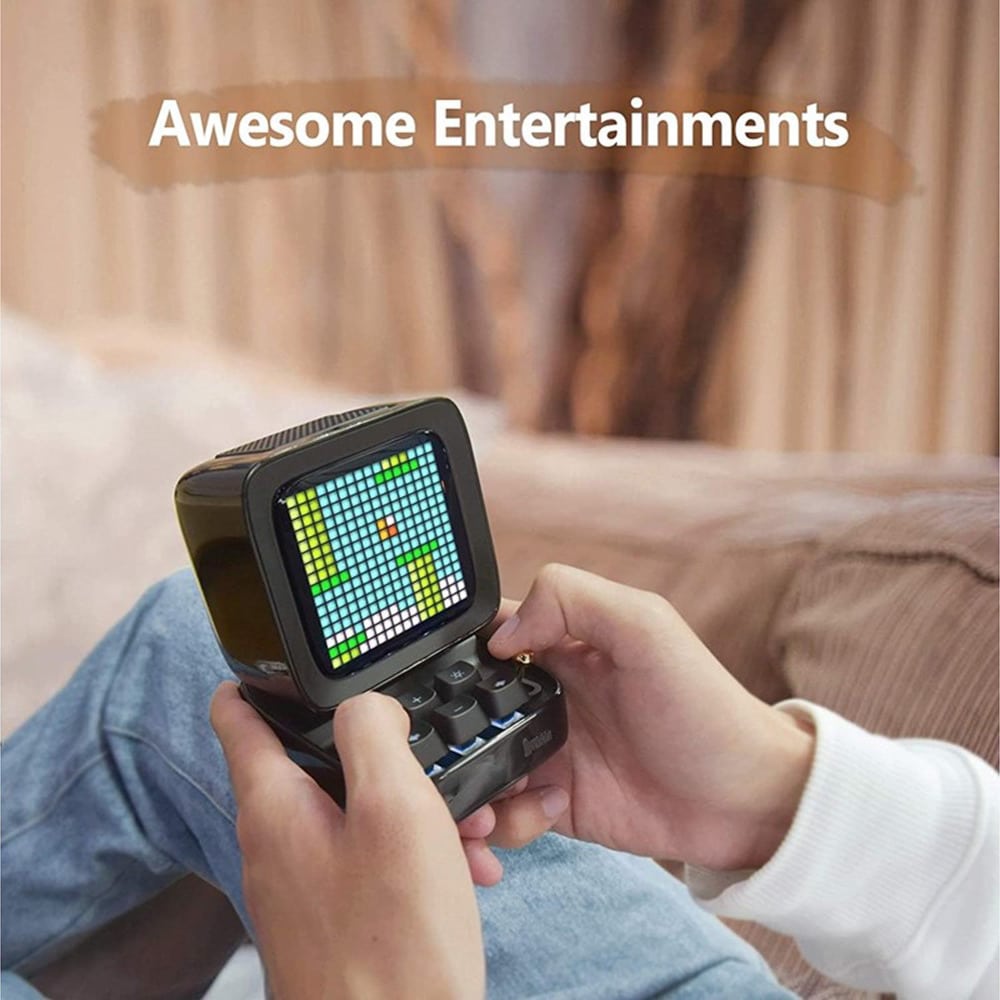 Divoom Ditoo Pro Retro Pixel Art Bluetooth Speaker - AX STORE
