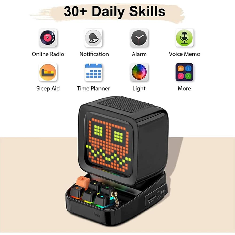 Divoom Ditoo Pro Retro Pixel Art Bluetooth Speaker - AX STORE