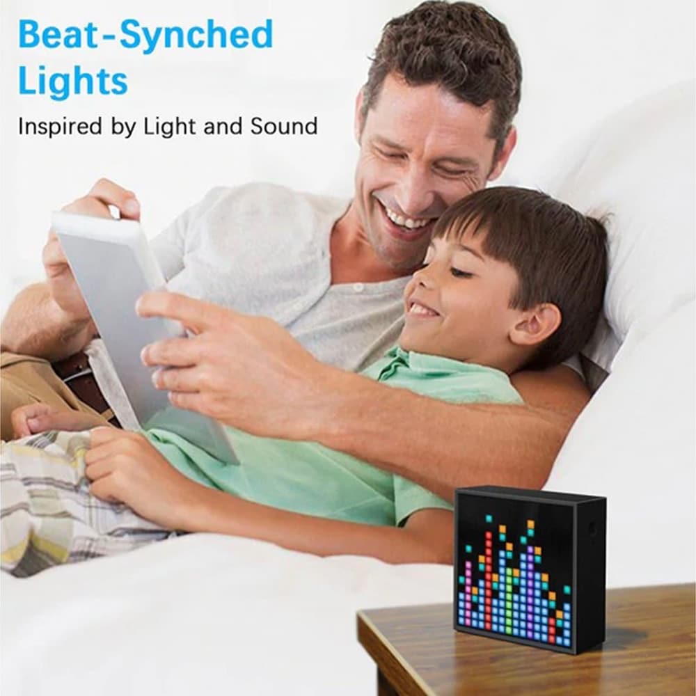 Divoom Timebox Evo Pixel Art Bluetooth Speaker With 16x16 LED Animation ...