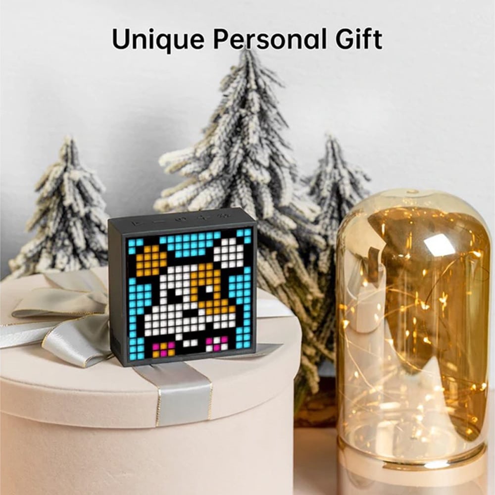 Divoom Timebox Evo Pixel Art Bluetooth Speaker With 16x16 LED Animation Display, App Control ...