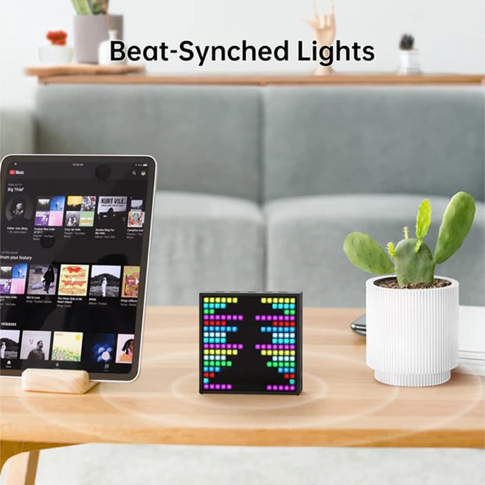 Divoom Timebox Evo Pixel Art Bluetooth Speaker With 16x16 LED Animation ...