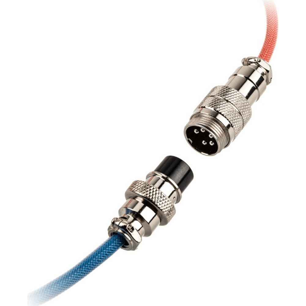 Ducky Premicord USB Type-A to Type-C 1.8m Spiral Cable - AX STORE