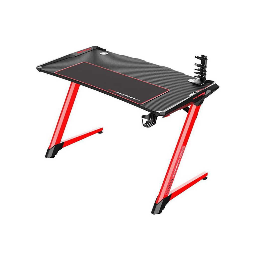 DXRacer E-Sports Gaming Desk - Black/Red - AX STORE