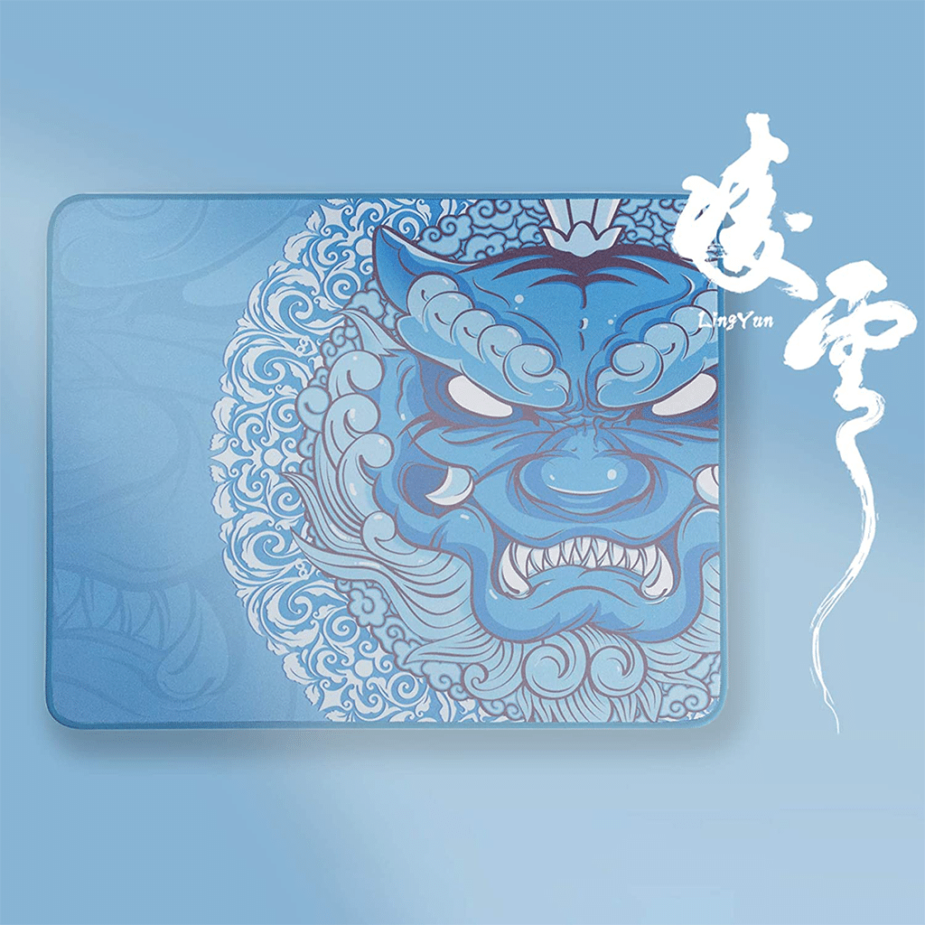 Esports Tiger LingYun Gaming Mouse Pad - Blue, Large (480 x 400 x 4mm ...