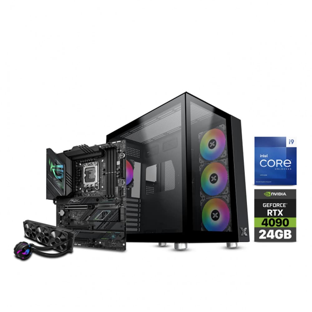 Gaming PC i9-13900K, ROG STRIX Z790-F Wifi MB, 32GB DDR5 RGB RAM, 2TB ...