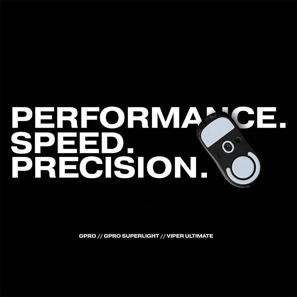 GhostGlides V2.0 Performance/Replacement Mouse Skates Feet for Logitech ...