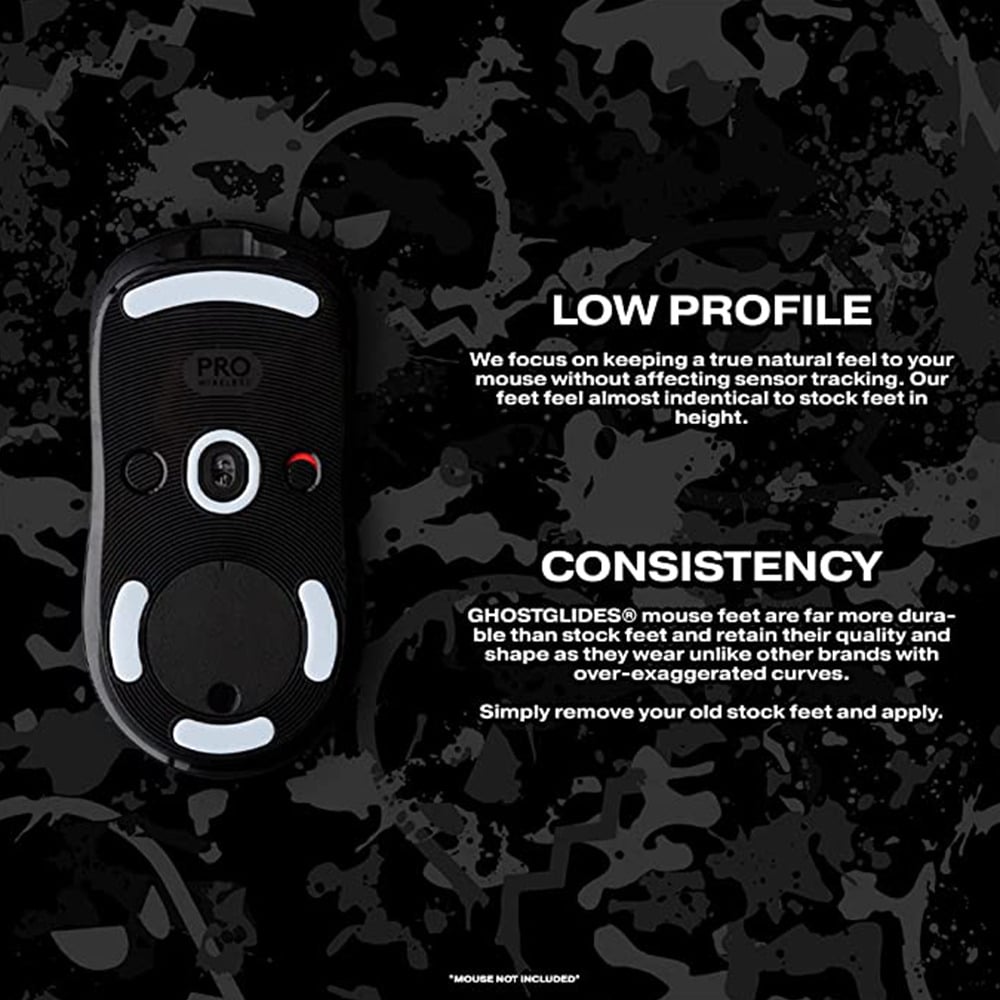 GhostGlides V3.0 Mouse Skates Feet for Logitech G PRO - AX STORE