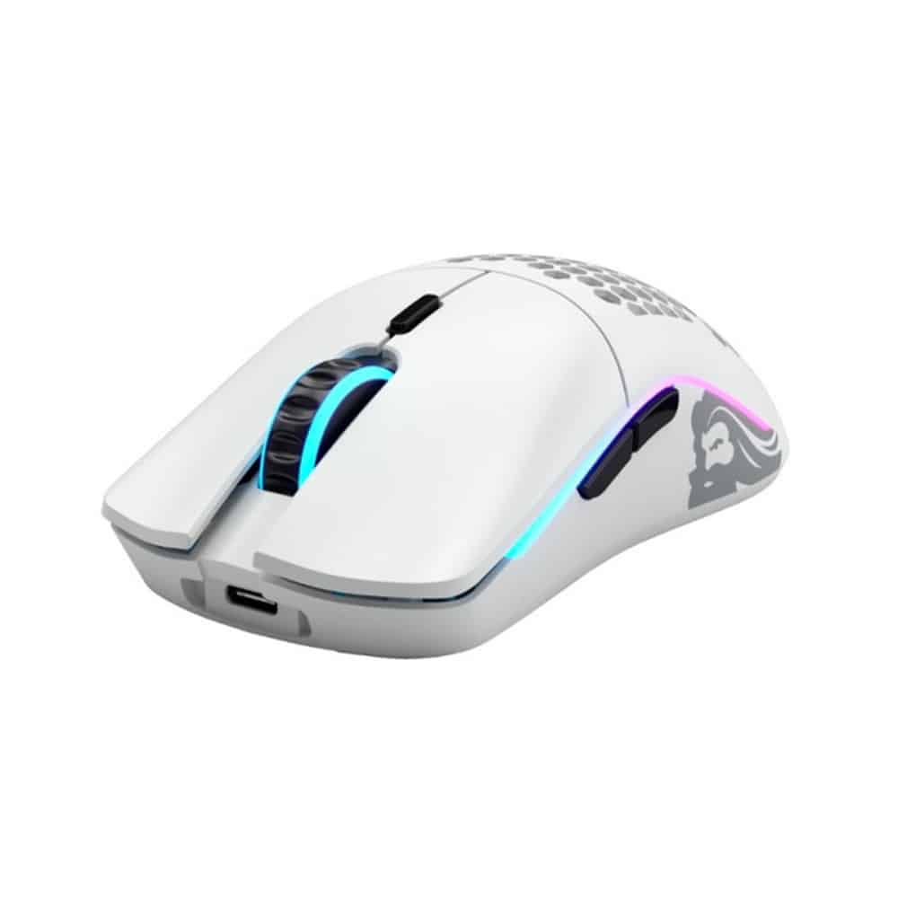 Glorious Model O Minus Wireless Gaming Mouse (65g) - Matte White - AX STORE