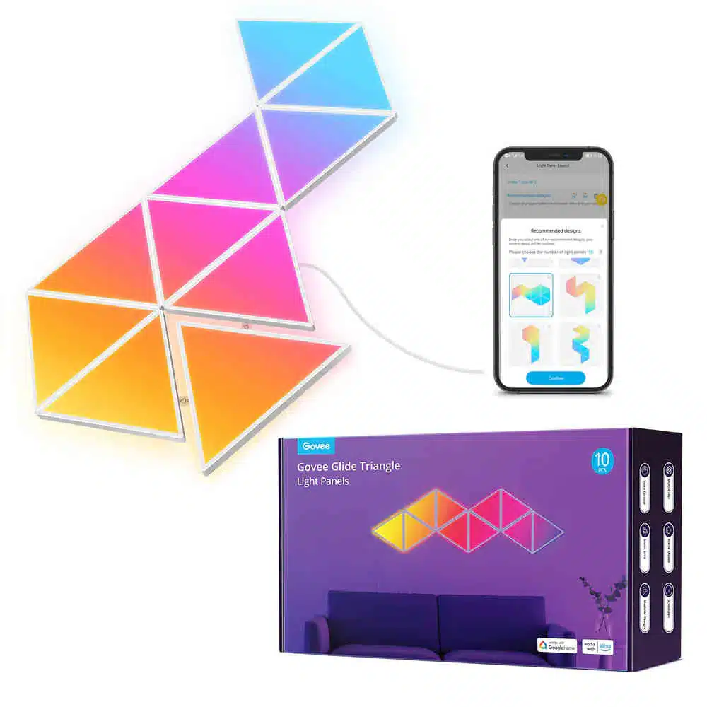 Govee Glide Tri-angle Light Panels 10PCS - AX STORE