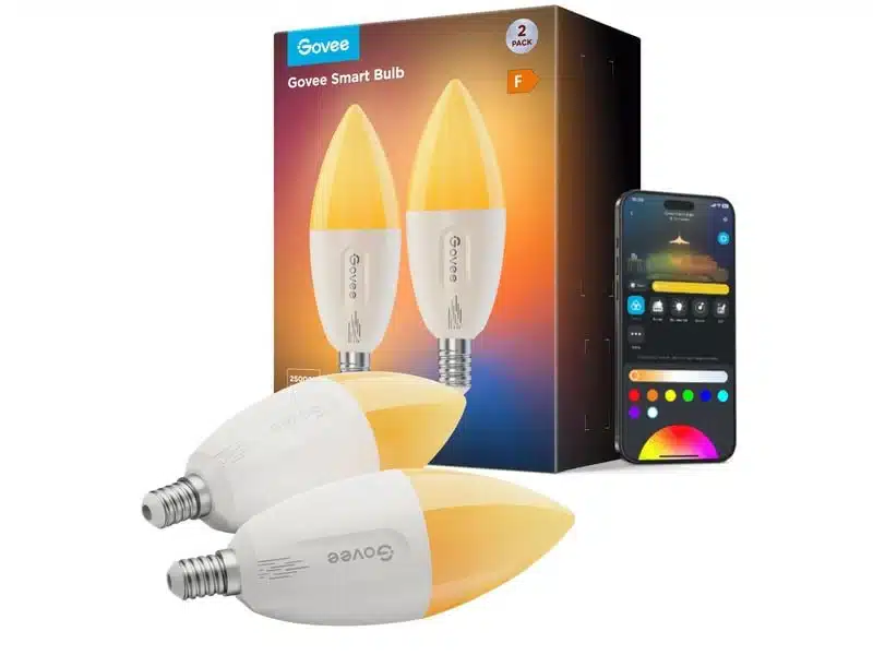 Govee RGBWW Smart LED Bulb (2Packs) E14 - B600CCC1 - AX STORE