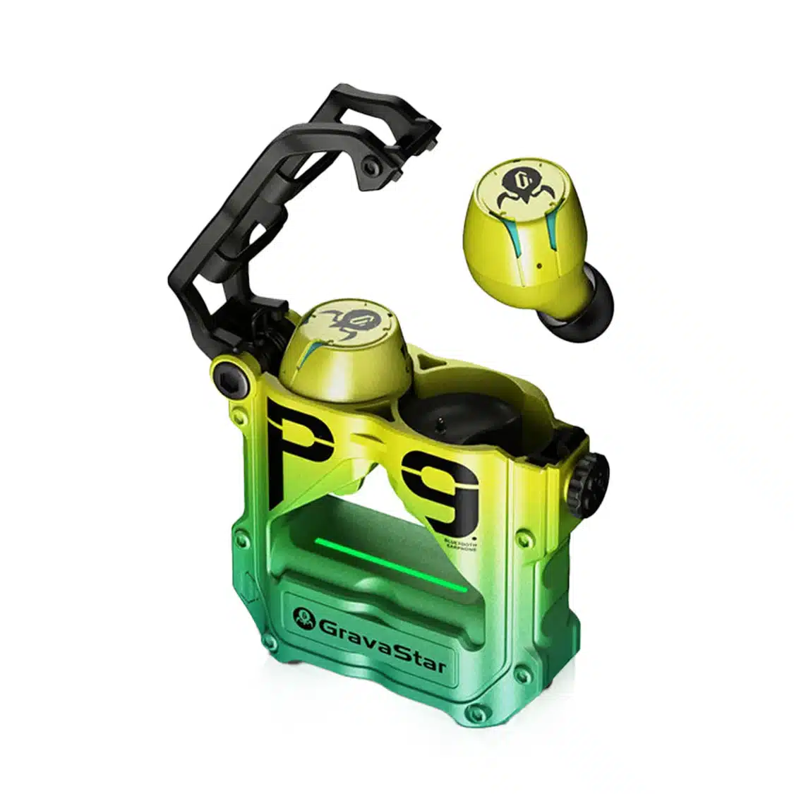 Gravastar Sirius Pro P9 TWS Earbuds - Neon Green - AX STORE