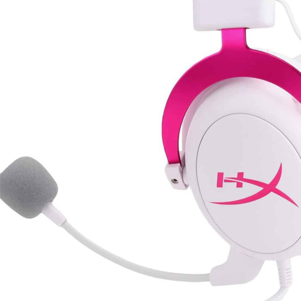 HyperX Cloud II - Gaming Headset - White Pink - AX STORE