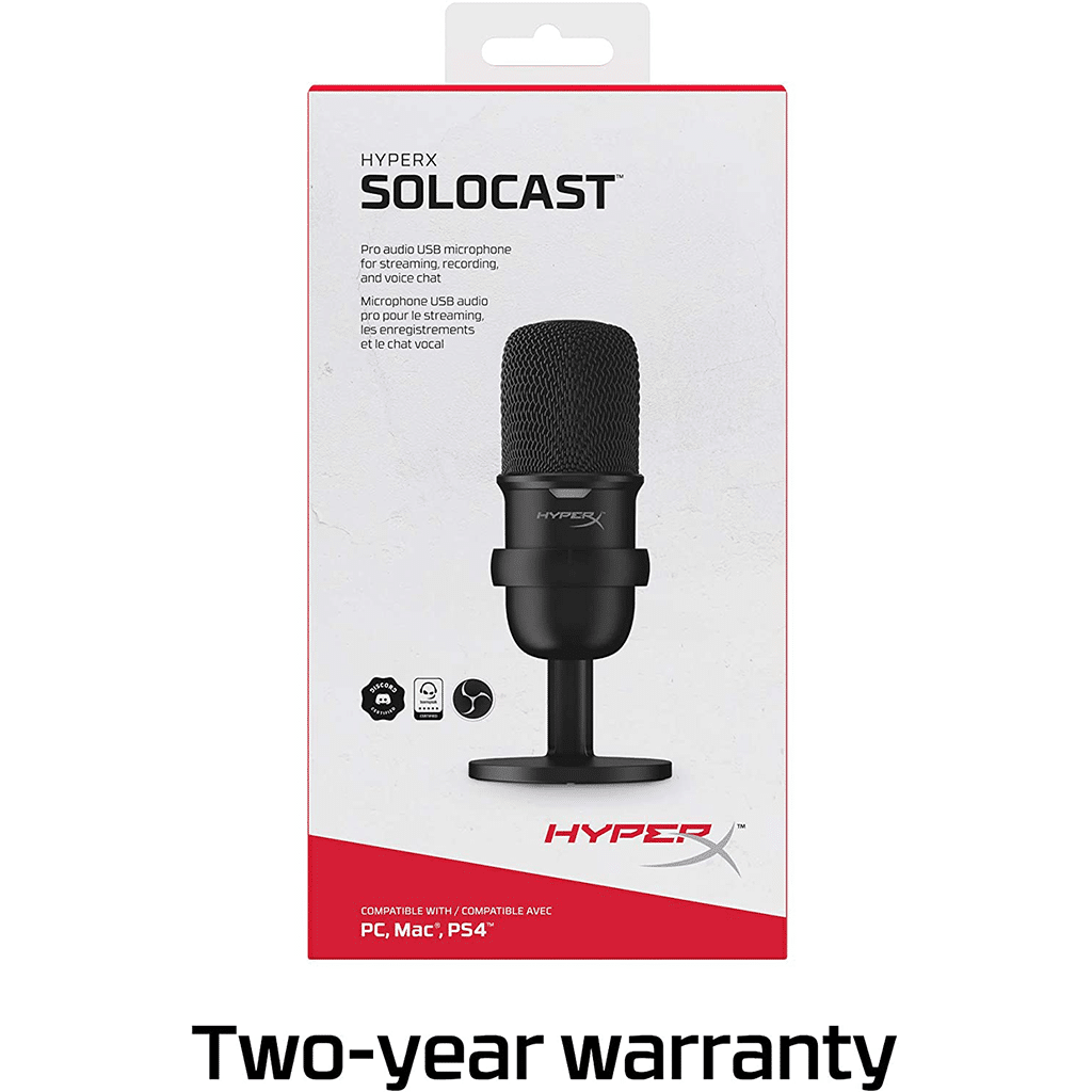 HyperX SoloCast – USB Condenser Gaming Microphone - AX STORE