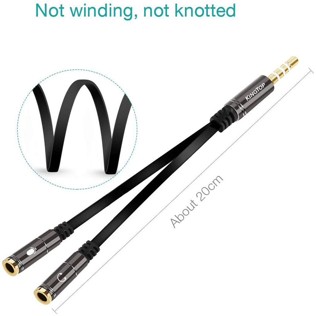 Kingtop 3.5mm Combo Audio Adapter Cable - AX STORE