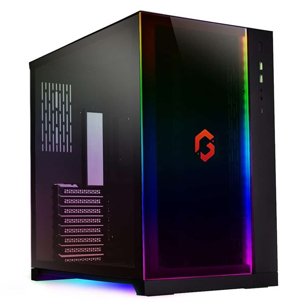LIAN LI Gameon Edition Dynamic Mid Tower Case - Black - AX STORE