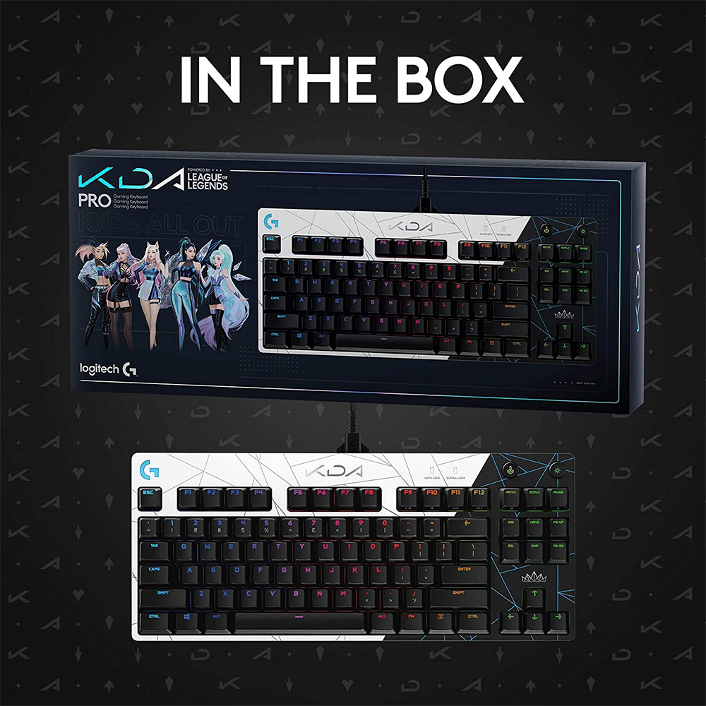 Logitech G PRO K/DA Mechanical Gaming Keyboard - AX STORE
