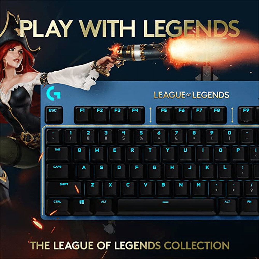 Logitech G Pro Mechanical Gaming Keyboard - League Of Legends - AX STORE