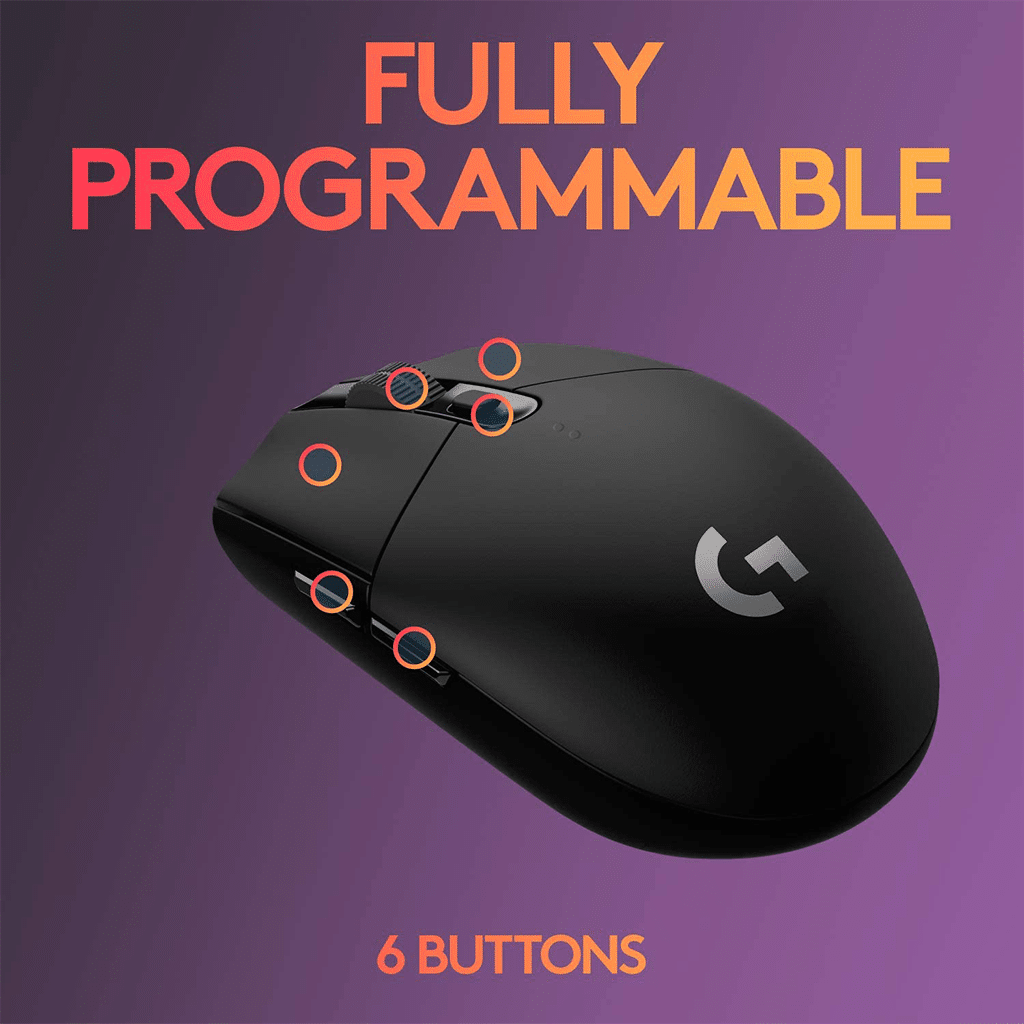 Logitech G305 Lightspeed Wireless Gaming Mouse, Hero 12K Sensor - AX STORE