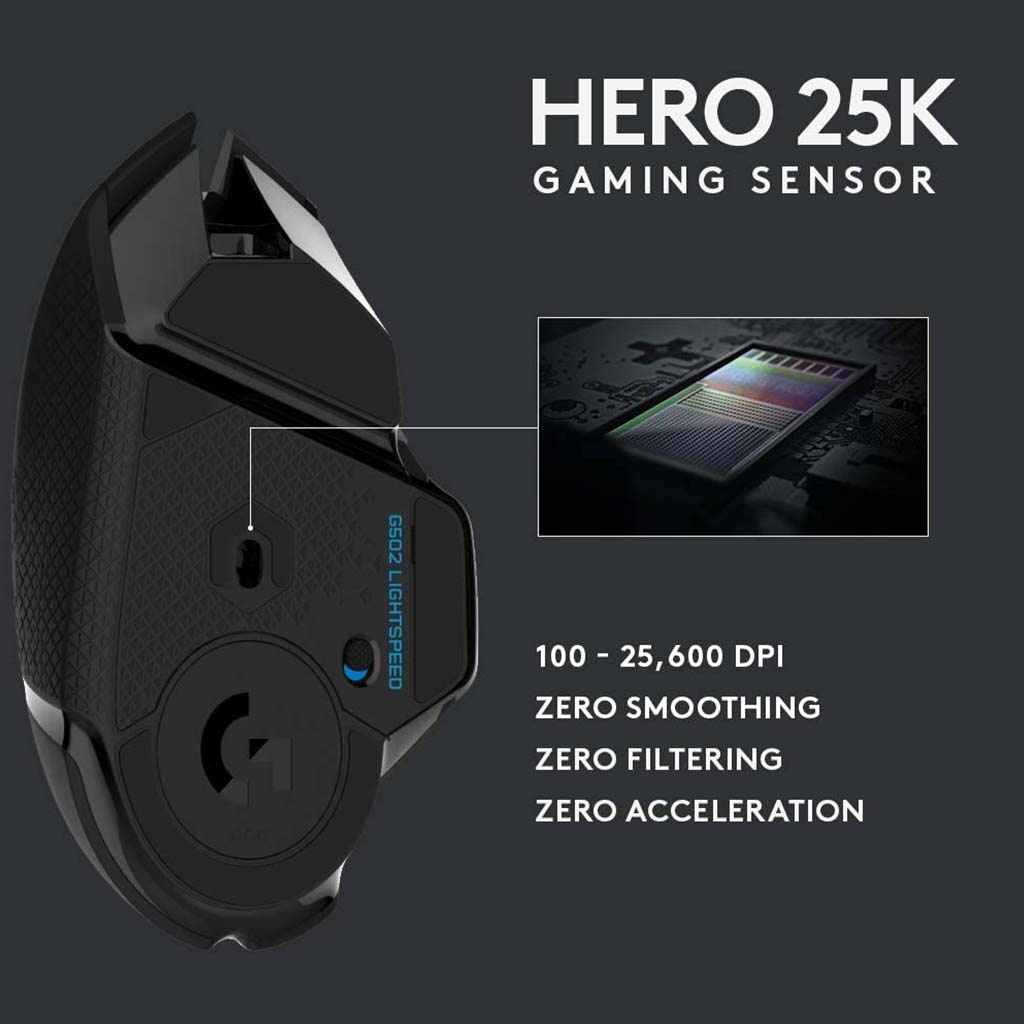 Logitech G502 LIGHTSPEED Wireless Gaming Mouse - AX STORE