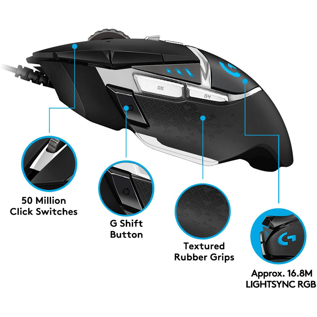 Logitech G502 SE HERO High Performance Gaming Mouse Special Edition ...