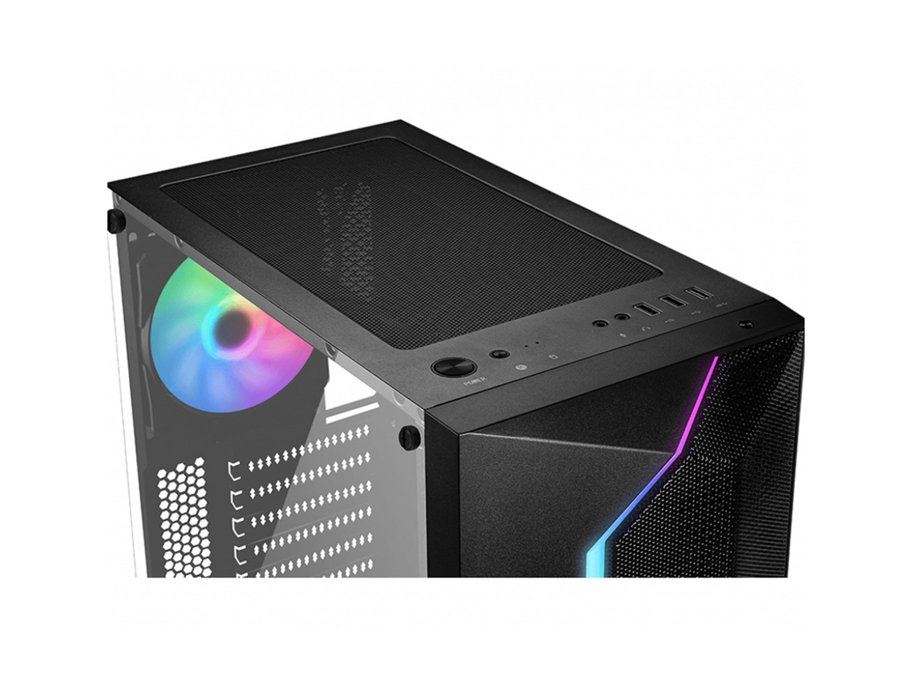 MSI MAG VAMPIRIC 100R Mid Tower Case - Black - AX STORE